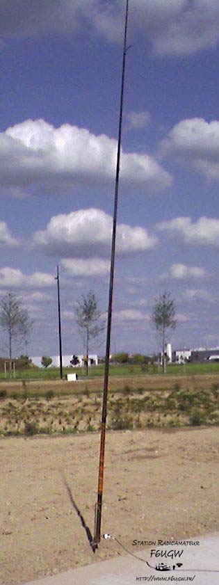 Réalisation d'une antenne verticale HF multibande